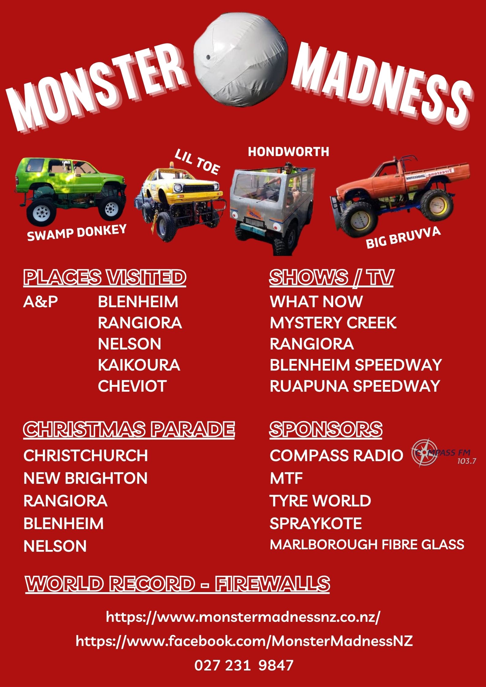 Stunt Car Driving Experience Christchurch NZ | Monster Trucks | Action ...